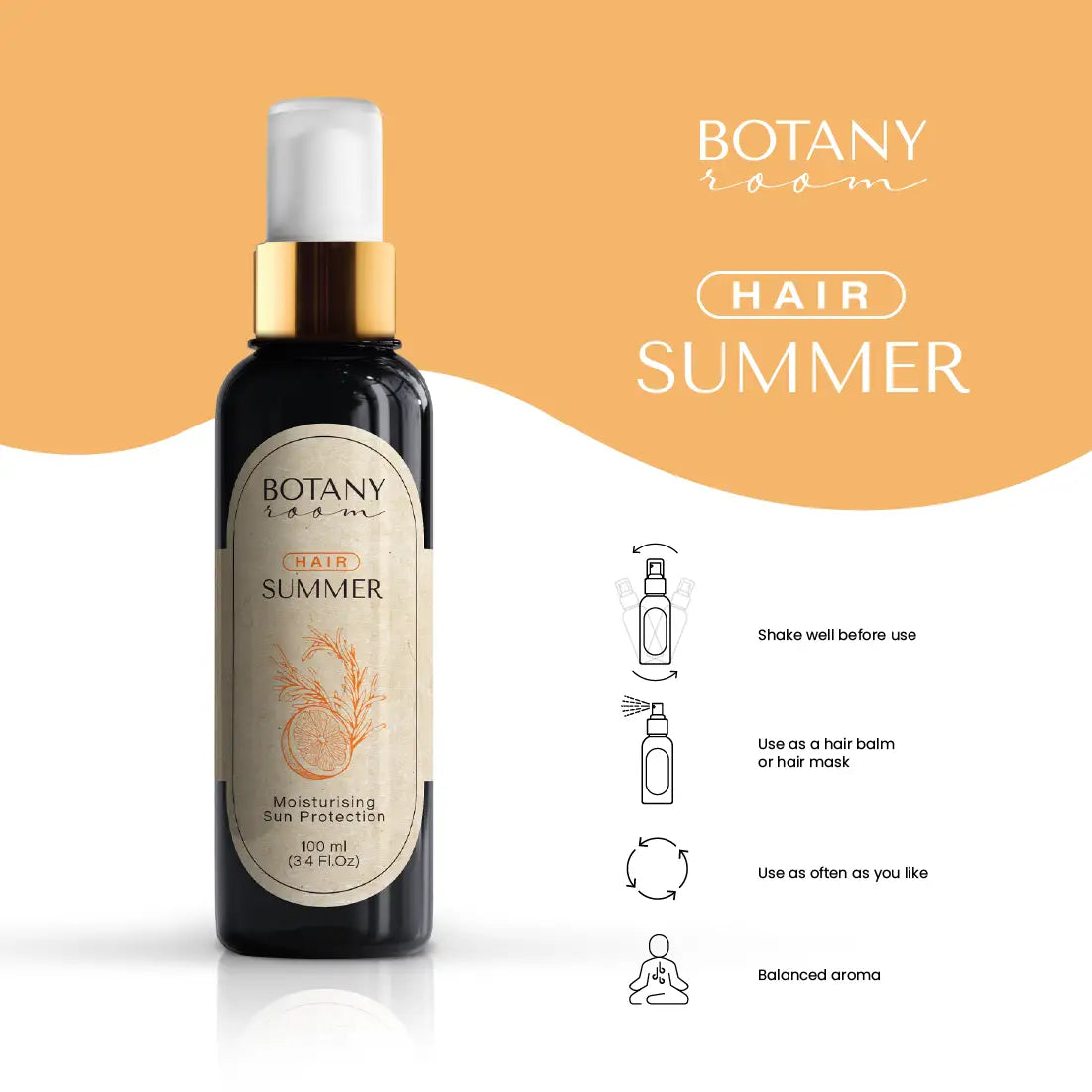 Hair Summer plaukų purškiklis – Botany Room